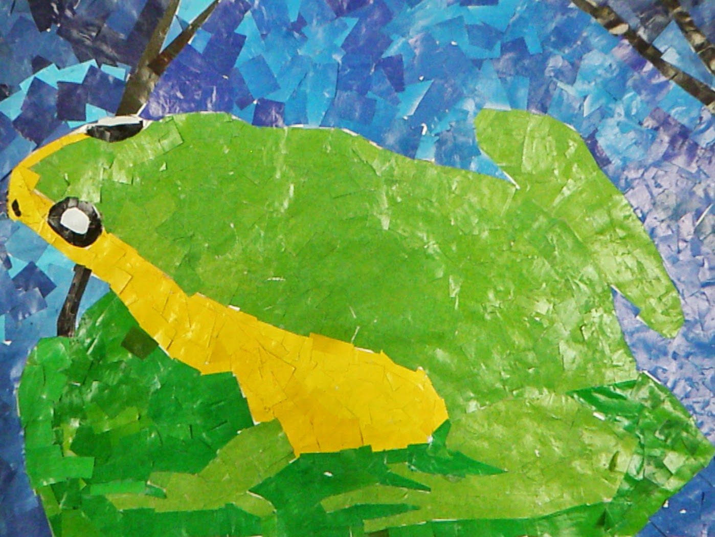 Jerdee's Art Classes: Animals in Art: Magazine Mosaics