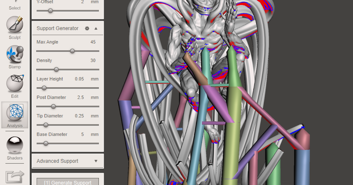 Making Meshmixer Supports, Part 2