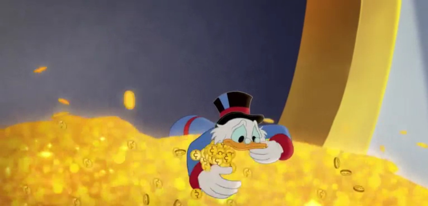 Kwalutek i Sknerus w "Trzech Caballeros"!