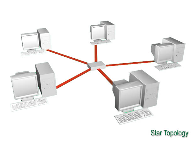 ระบบเครือข่าย: รูปแบบการเชื่อมต่อของระบบเครือข่าย LAN Topology