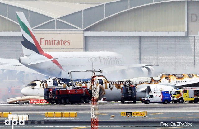 Emirates Flight EK521 crash lands in Dubai - jetflightpro