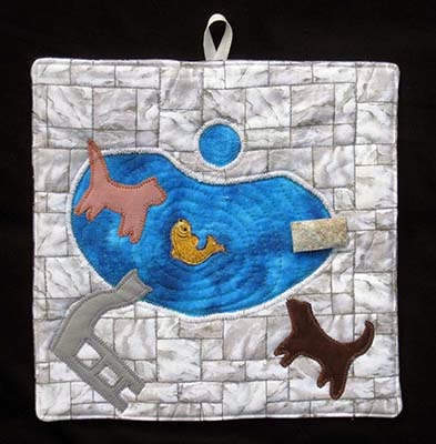 Gefilte Quilt: Quilted Pools, Part I