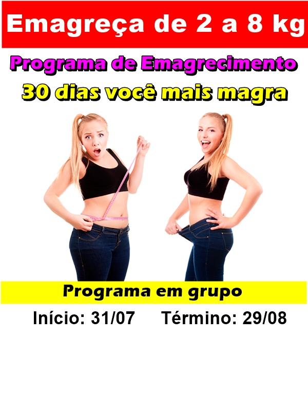 Programa De Emagrecimento 30 Dias Você Mais Magra