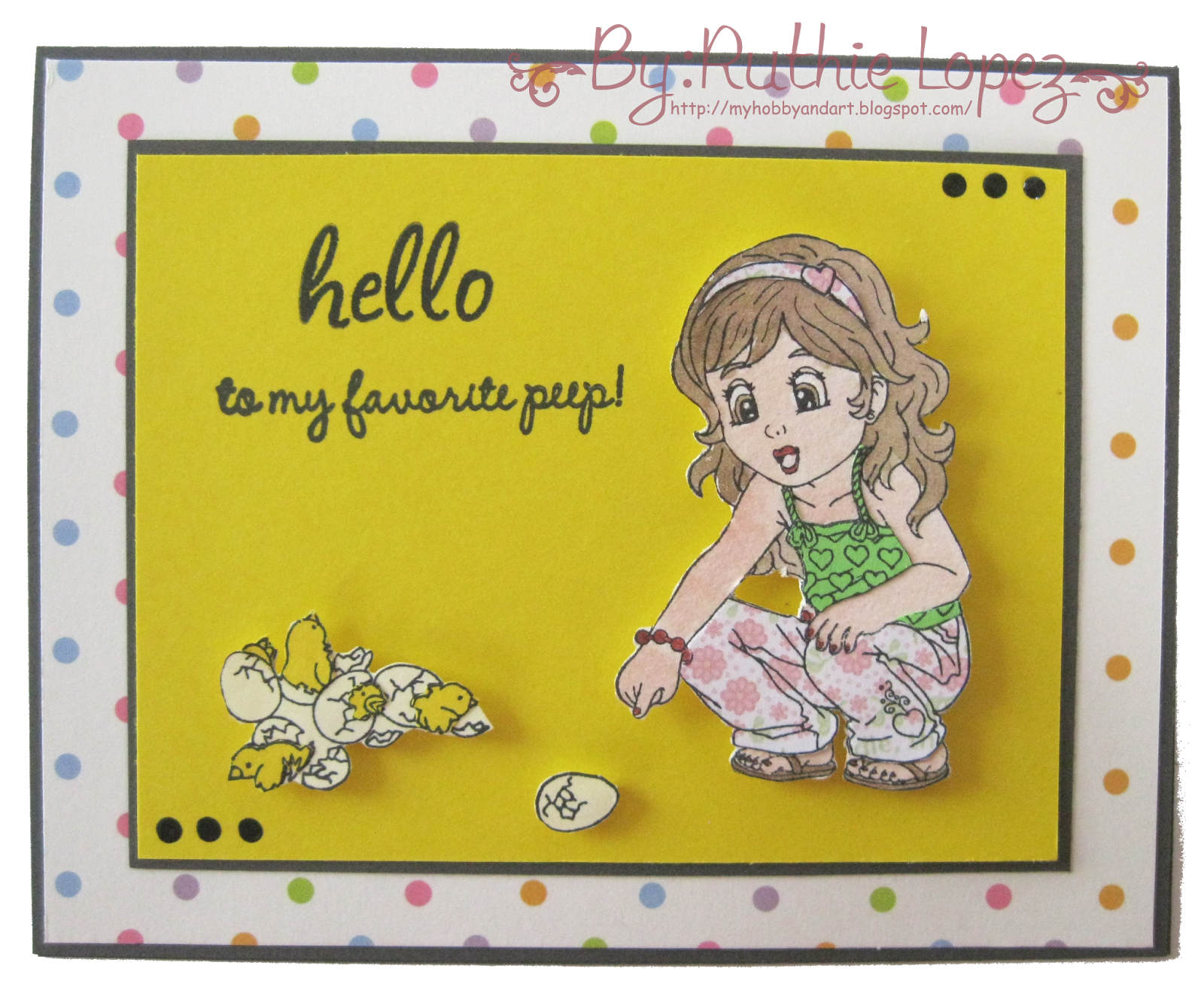 My hobby My Art: Hello Peep