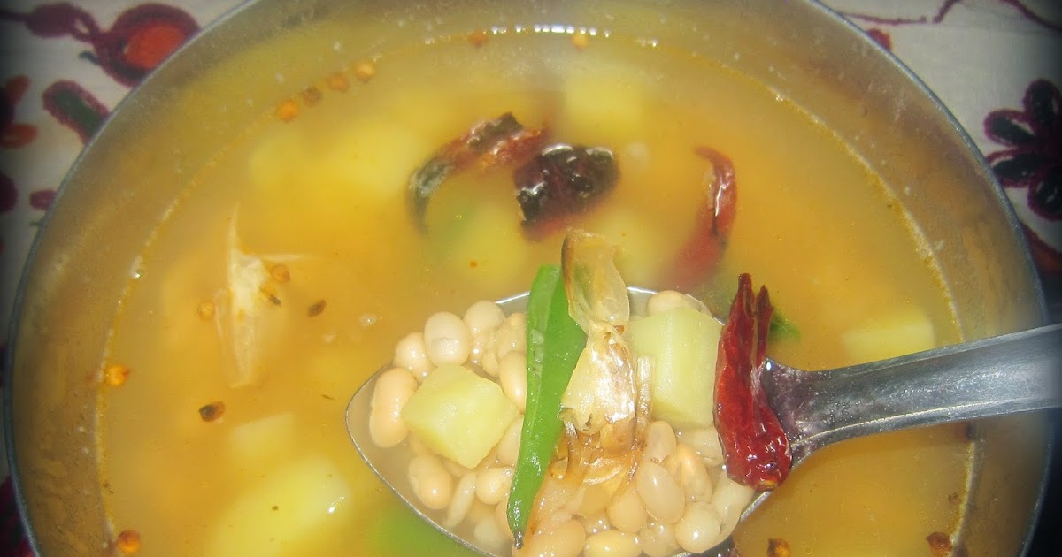 Archies Authentic Touch: Tingalavare Saar Upkari ( White Navy Beans ...