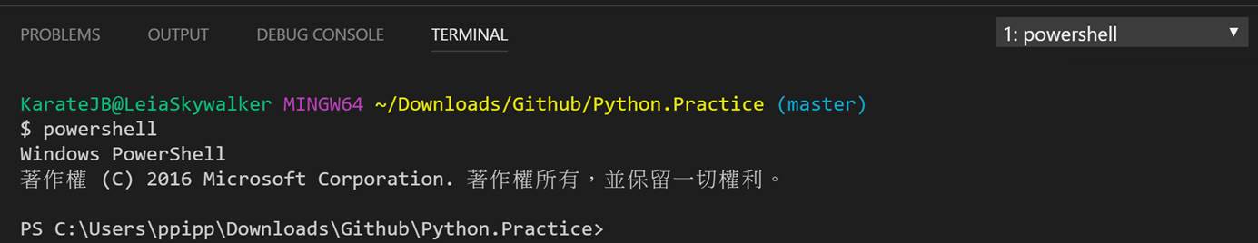 Karatejb VSCODE Switch To Powershell Bash And Windows Command In Terminal Karatejb VSCODE Switch To Powershell Bash And Windows Command In Terminal