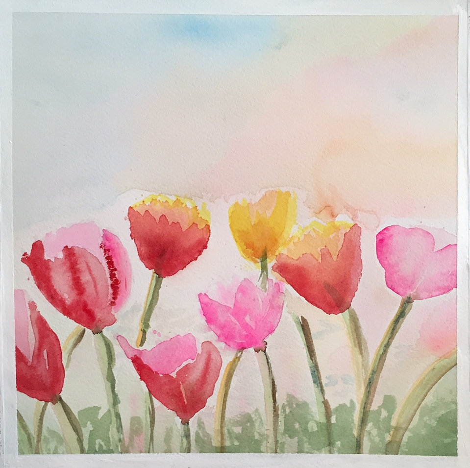 Aquarellista!: Spring inspired watercolours