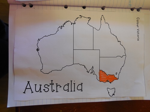 The Paper Maid: Australian State Emblems Victoria