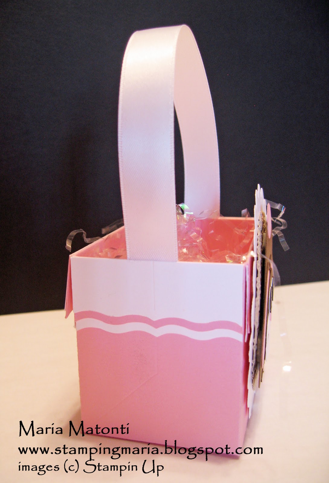 Maria's Stamping Station: Fancy Favor Easter Basket