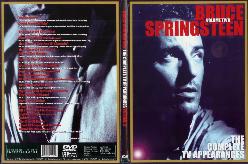 T.U.B.E.: Bruce Springsteen - The Complete TV Appearances (3xDVDfull ...
