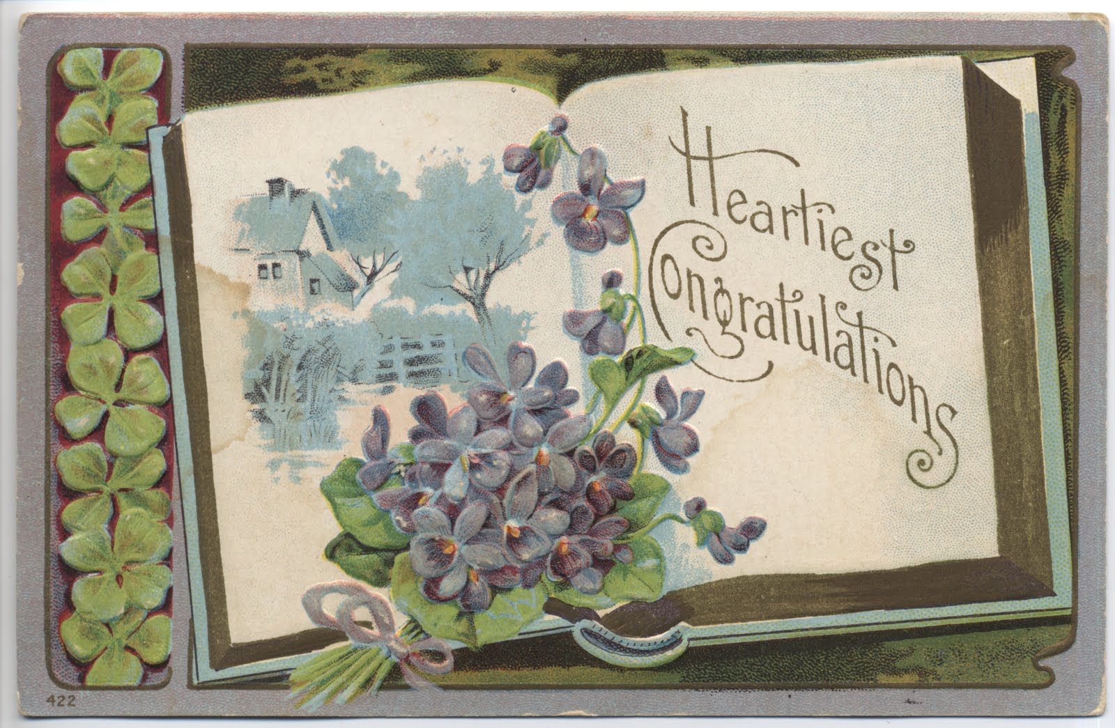 Postcards, etc.: Heartiest Congratulations!