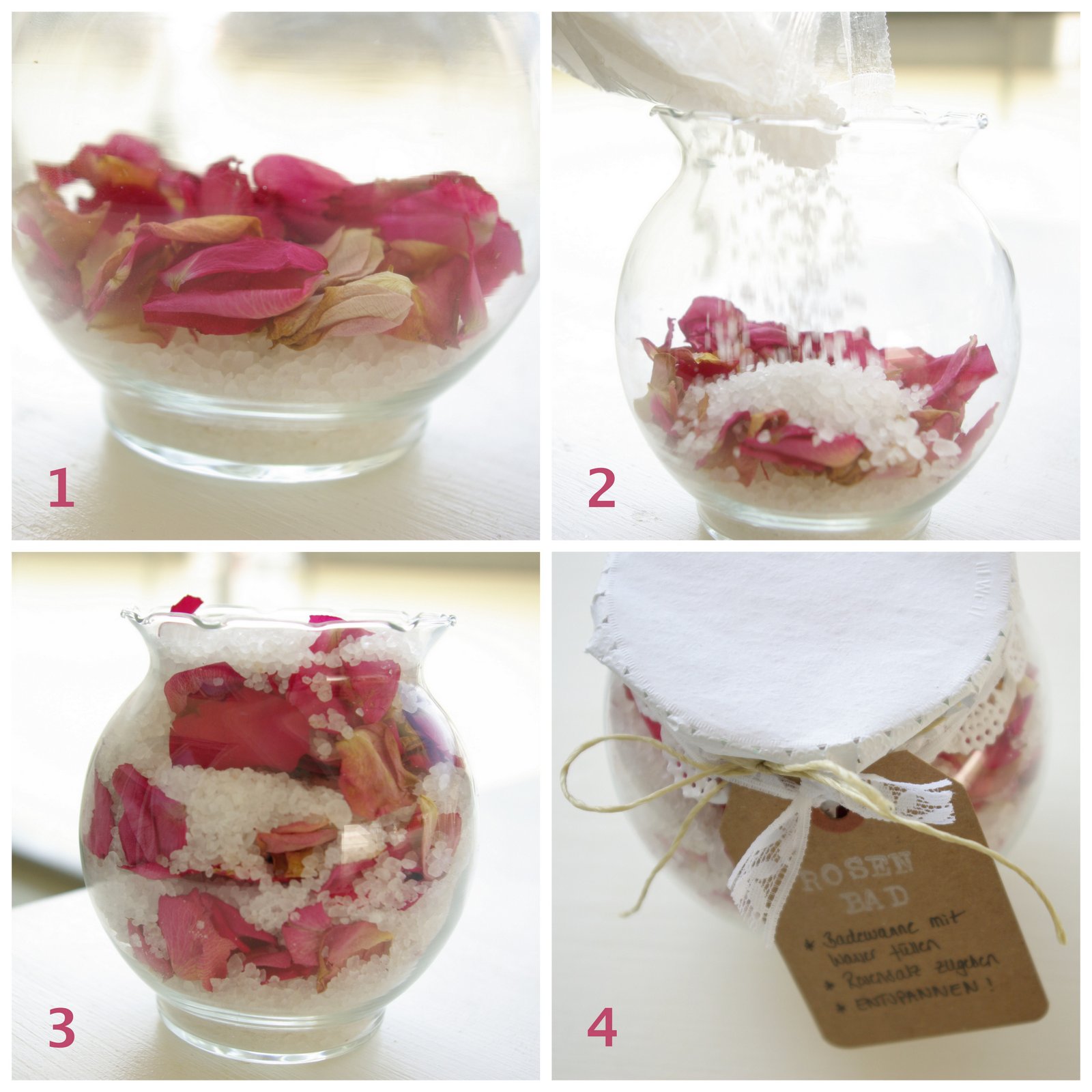 Simeas Welt: DIY: Rosenbad mit Julia