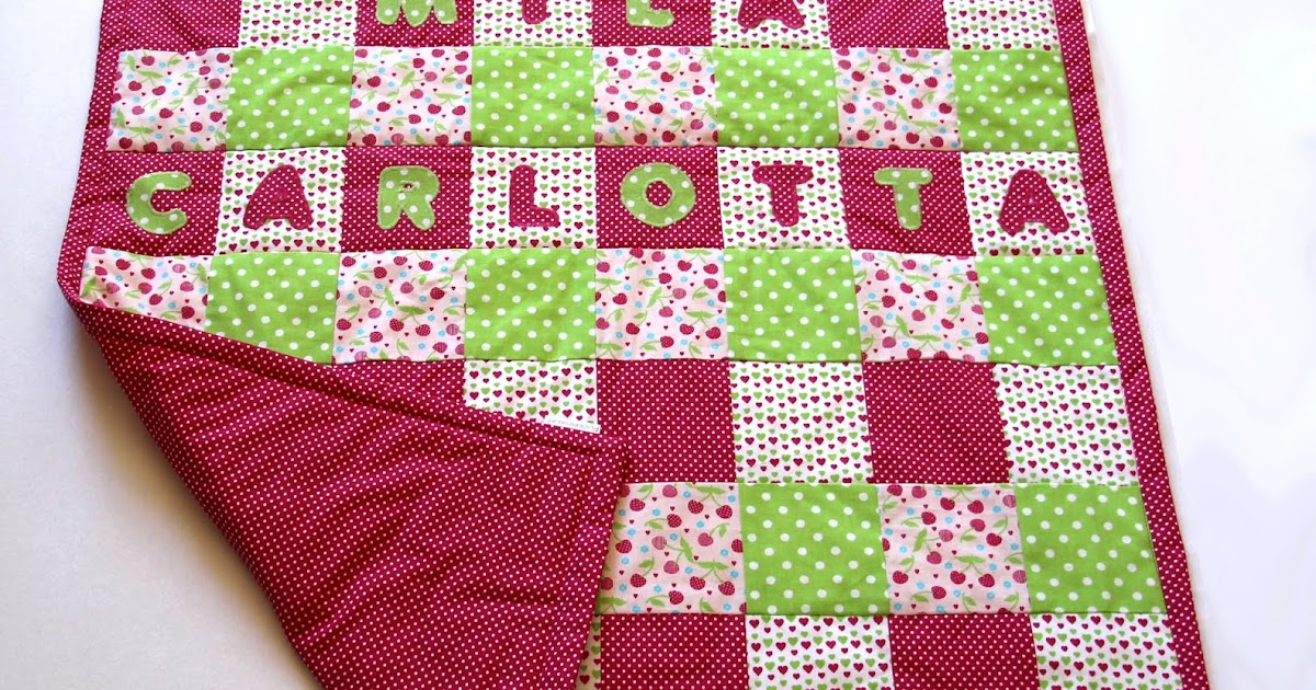Flickensalat: Eine Patchwork Babydecke für Mila Carlotta
