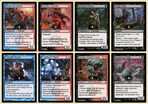 Magic the Gathering Adventures: Grixis Balanced in ISD+RTR Standard