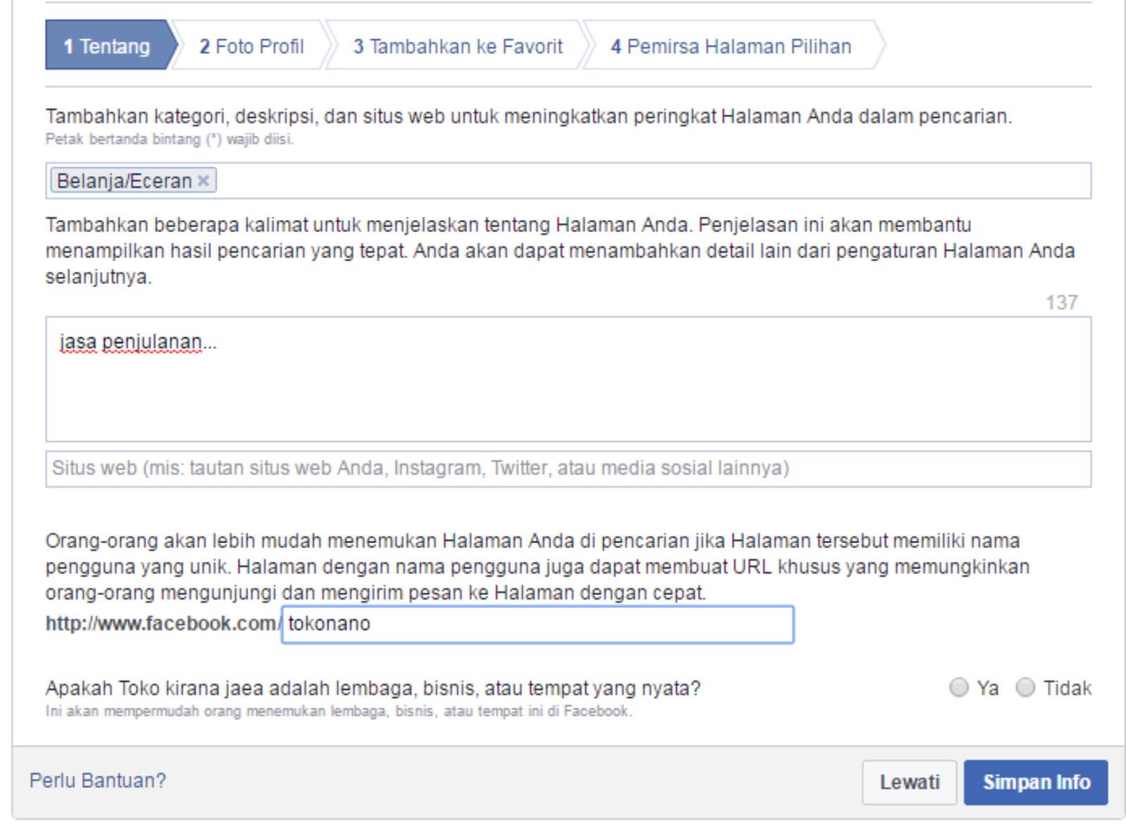 Cara daftar fb baru untuk membuat halaman facebook | Jalantikus