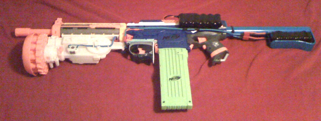 Rapidfire 20 integration mod : r/Nerf