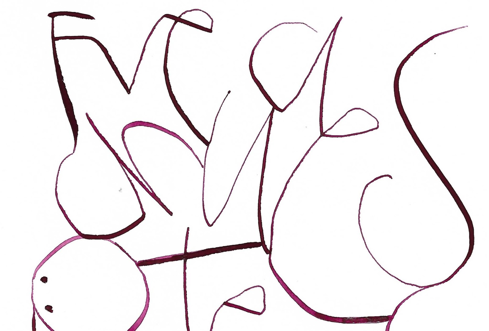 Art With a Needle: Calligraphy update -- my new pen 1