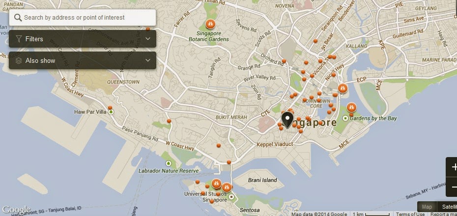 Tanjong Pagar Singapore Map - Tourist Attractions in Singapore ...