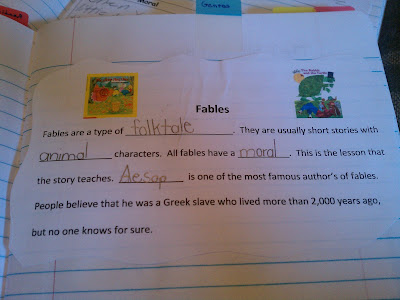 An Everyday Teacher: Fables Mini-Unit