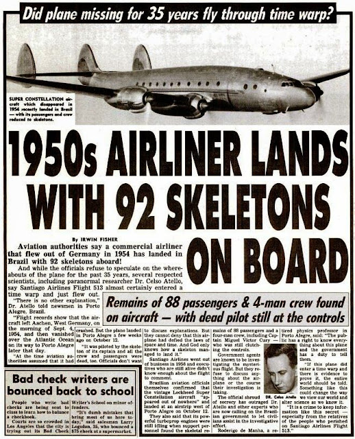 All This Is That: Plane with 92 passenger skeletons lands 35 years ...