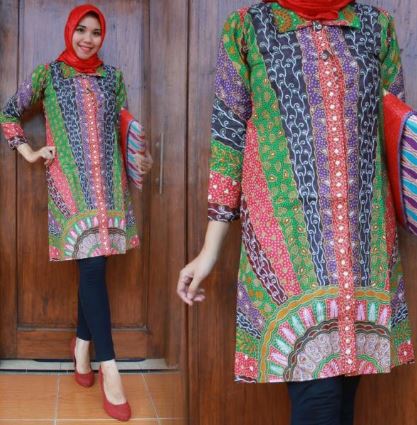 33+ Model Tunik Batik Terbaru 2023 (Modern & Cantik)