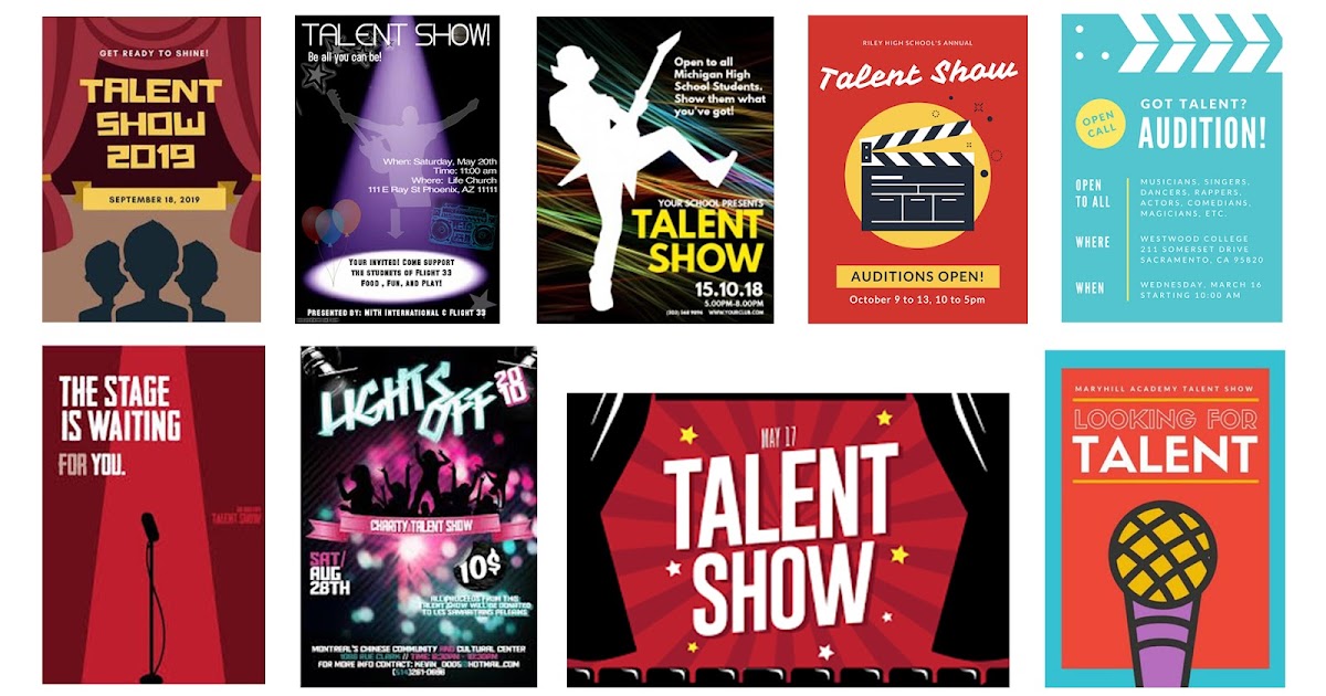 Collaboration: Talent Show Poster Design