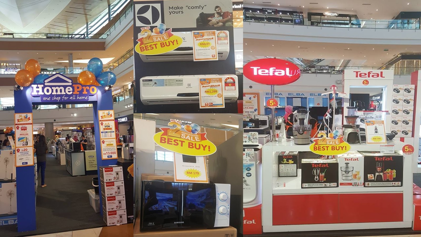 HomePro周年庆超级促销高达70%！为家里添购新电器，享受生活！品牌微波炉只需RM179! Philips压力锅RM299 ...