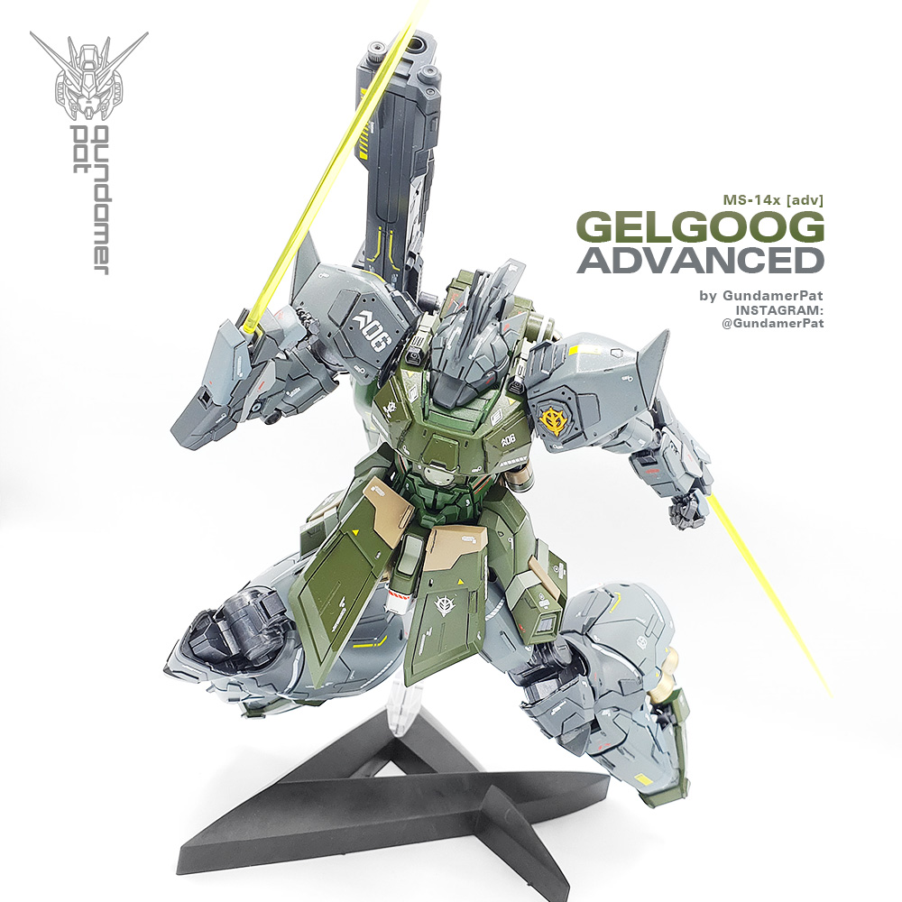 Custom Build: MG 1/100 Custom MS-14x [adv] - Gelgoog Advanced