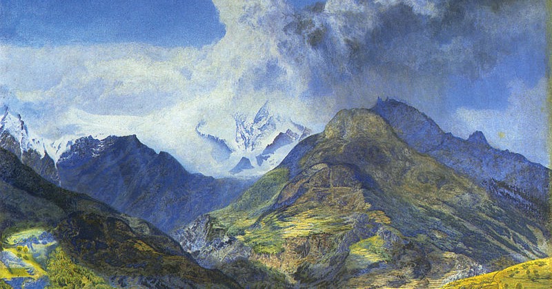 PRE-RAPHAELITES: John Brett - The Val d'Aosta 1858