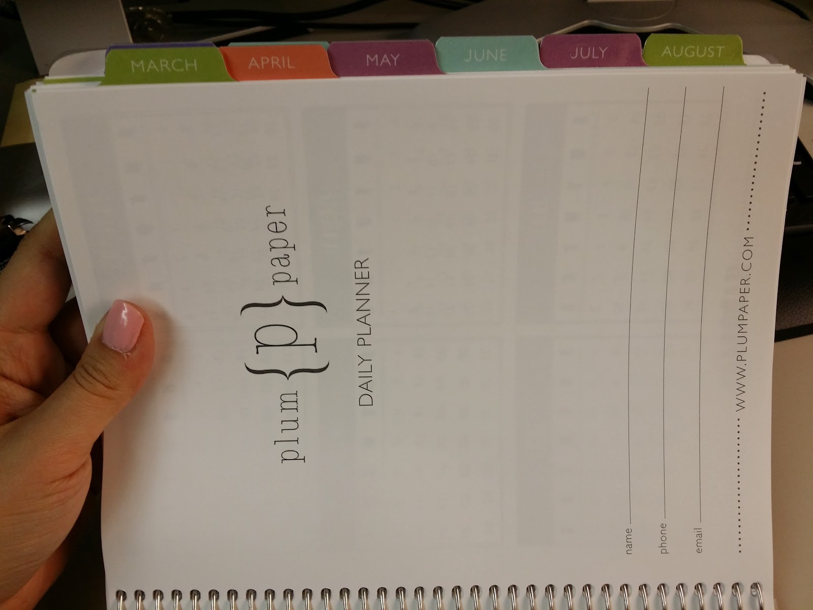 Plum Paper Daily Planner Review (with pictures) ~ Embrace The Crazy