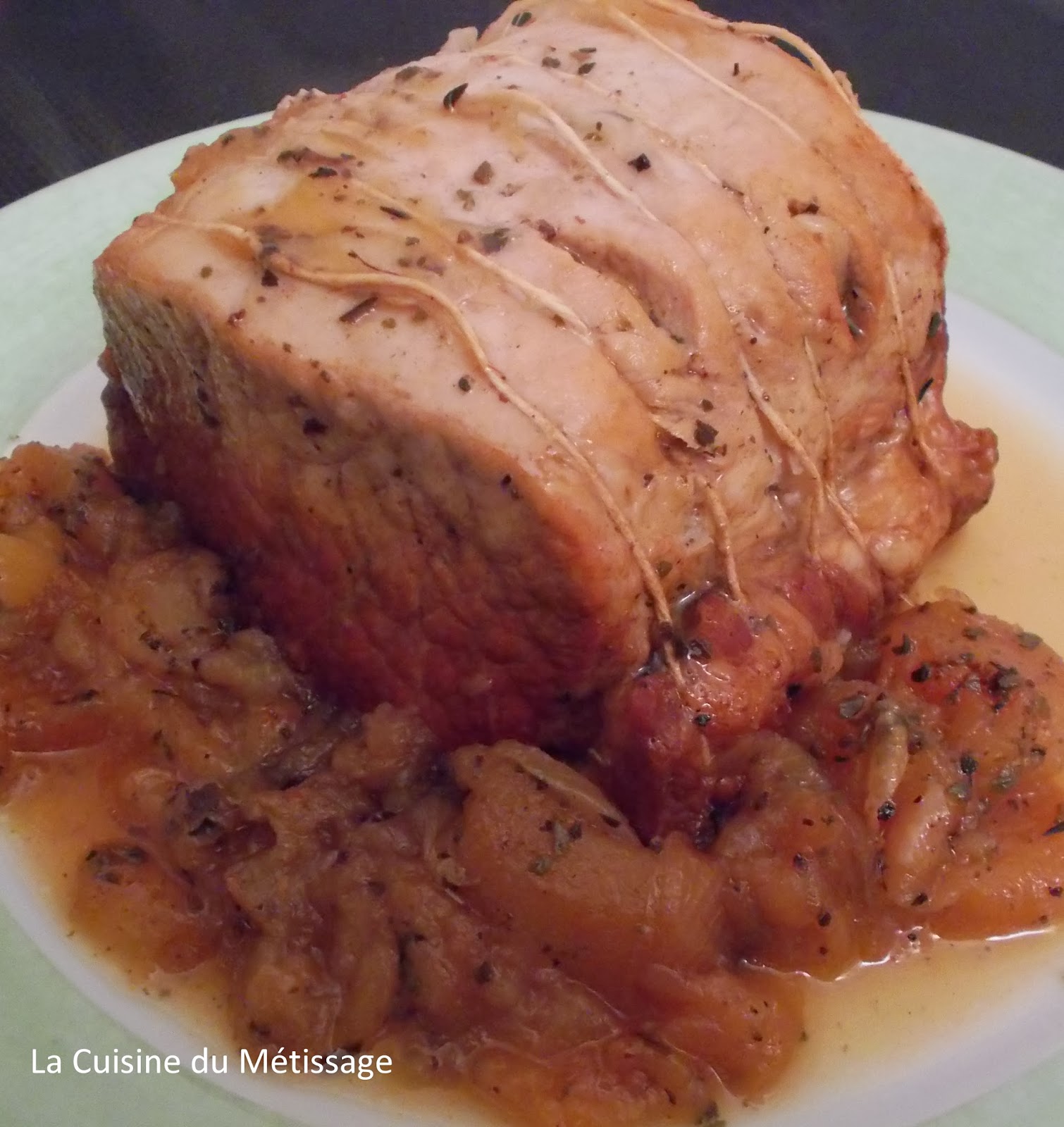 Rôti de Porc au Cidre et aux Pommes