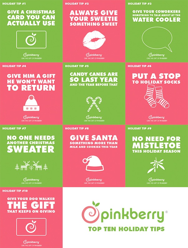 Fro-Yo Girl Speaks: Pinkberry Launches eGifting and Pinkberry ...
