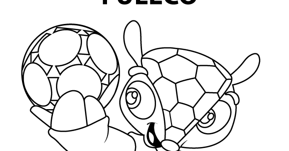 Blog de Geografia: Fuleco - Desenho para Imprimir e Colorir