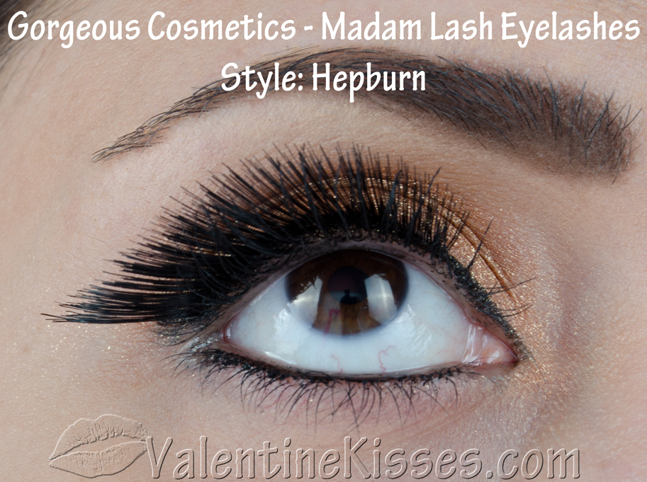 Valentine Kisses: Gorgeous Cosmetics Hepburn Faux Lashes - pics, before ...