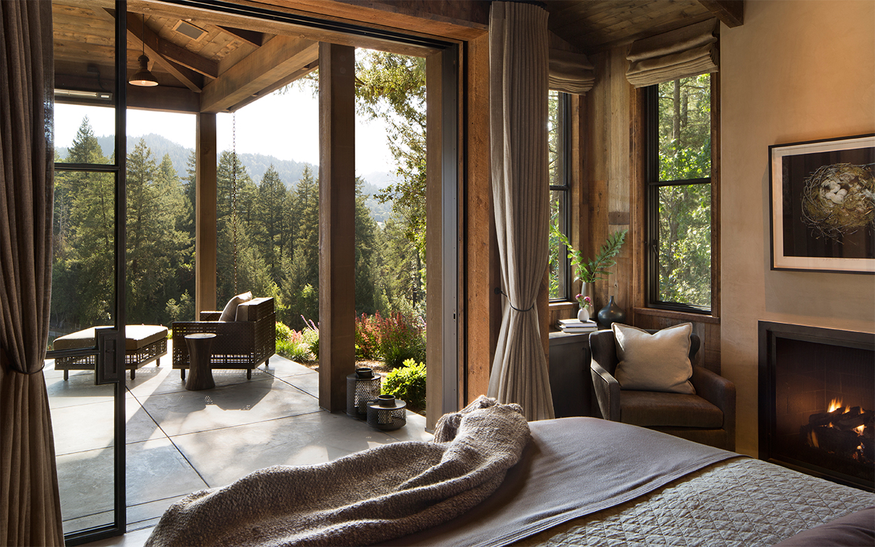 Wooden dream cabin in the woods by Jennifer Robin Interiors