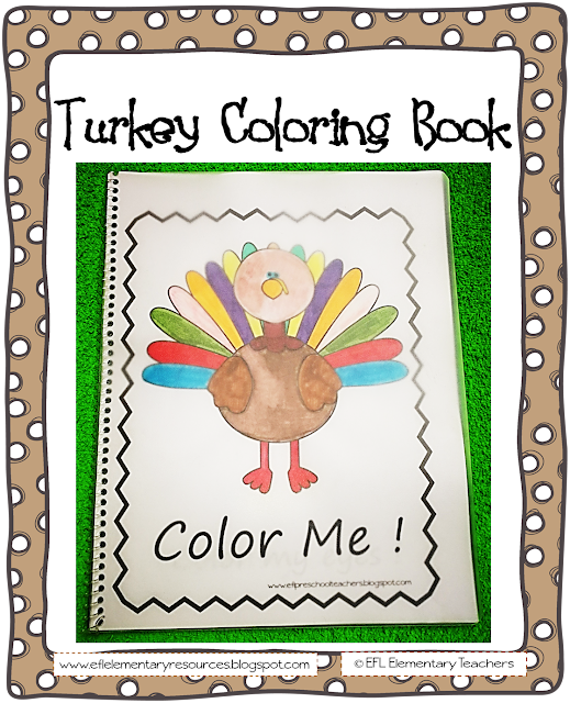 ESL/EFL Preschool Teachers: Thanksgiving 4th edition