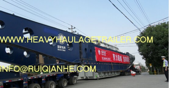 modular platform trailer: world first 1000kv AC transformer transport ...