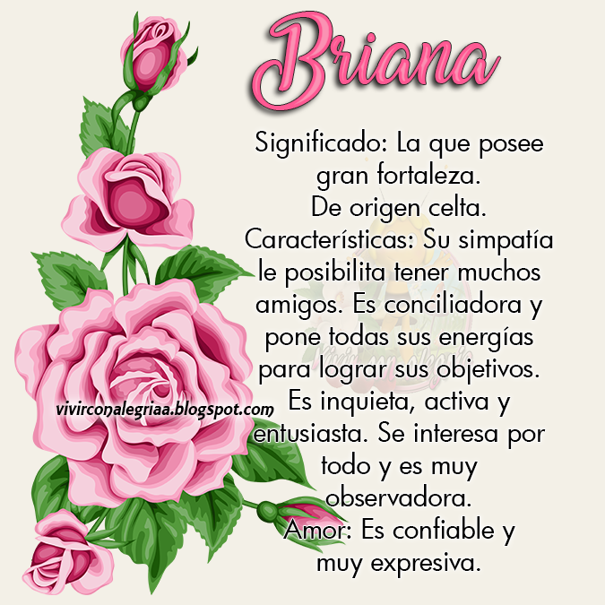 Vivir con alegría: Significado de nombres femeninos.