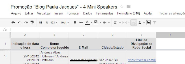 Andreia Napoleão: Promoção "Blog Paula Jacques" - 4 Mini Speakers