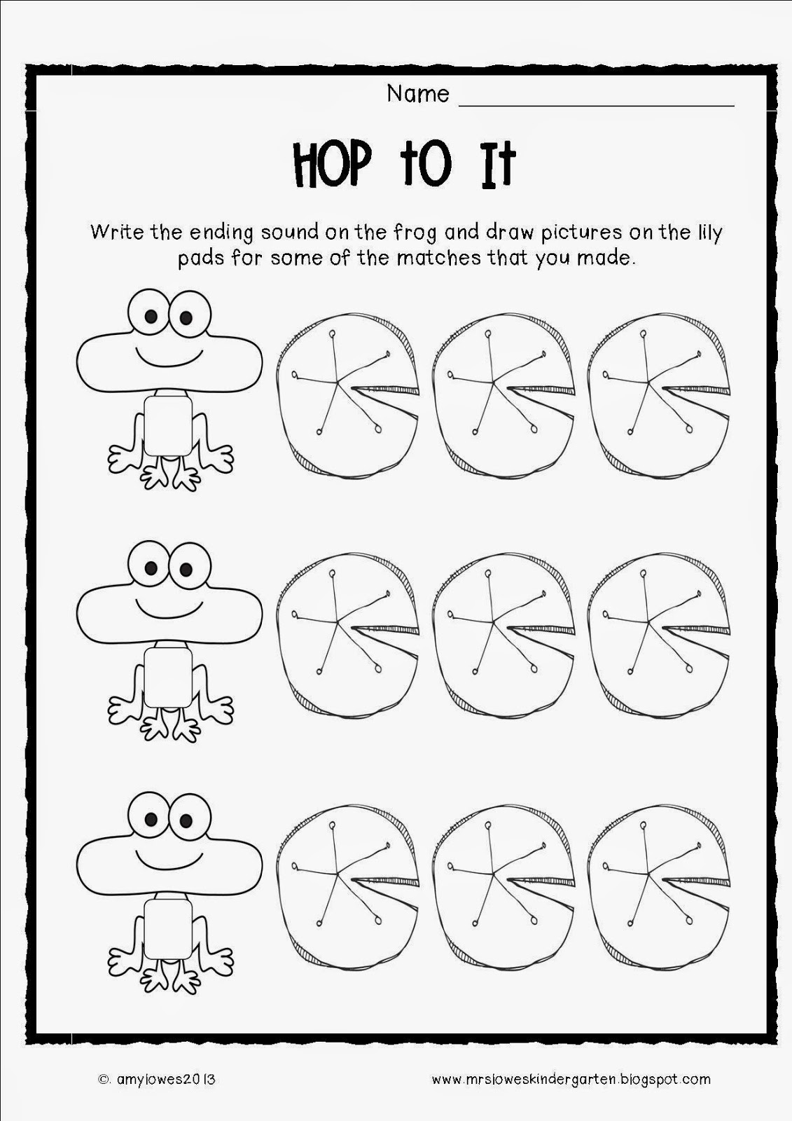 Mrs. Lowes' Kindergarten Korner: Gettin' Buggy and Feelin' Froggy ...