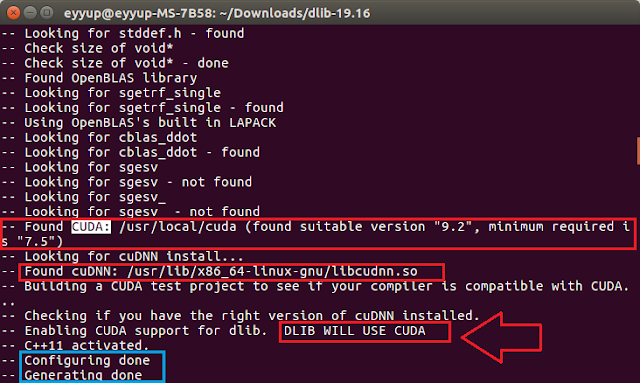 Yapay Zeka Labs: Dlib (Python) Kütüphanesinin Ubuntu'ya Kurulumu