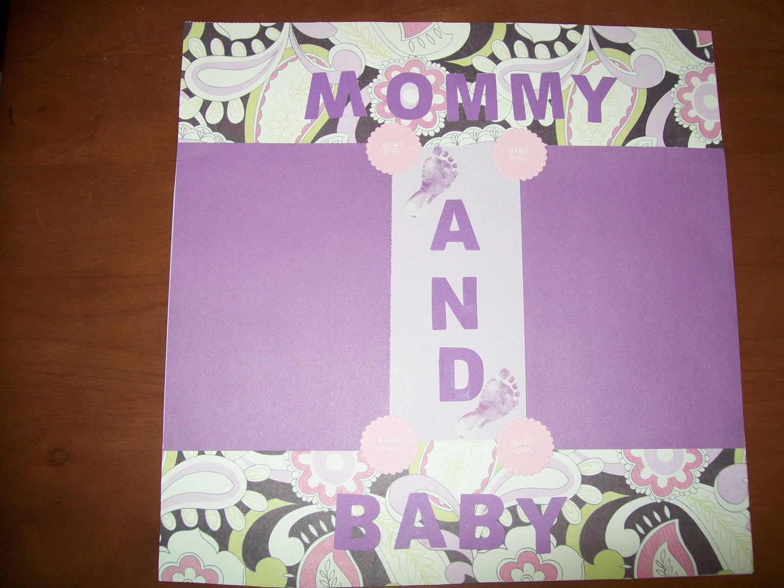Creative Spice: Baby's First Year Pre-Made Scrapbook Gift