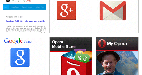 Opera Mini Handler UI Internet Settings for Android users