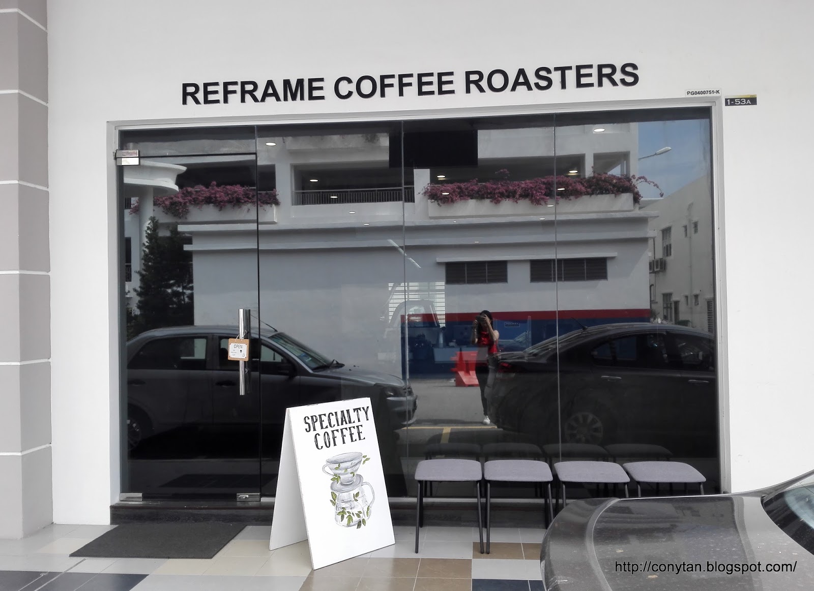 Cony in blogging: Reframe Coffee Roasters, Arena Curve, Bayan Lepas 【槟城咖啡馆】