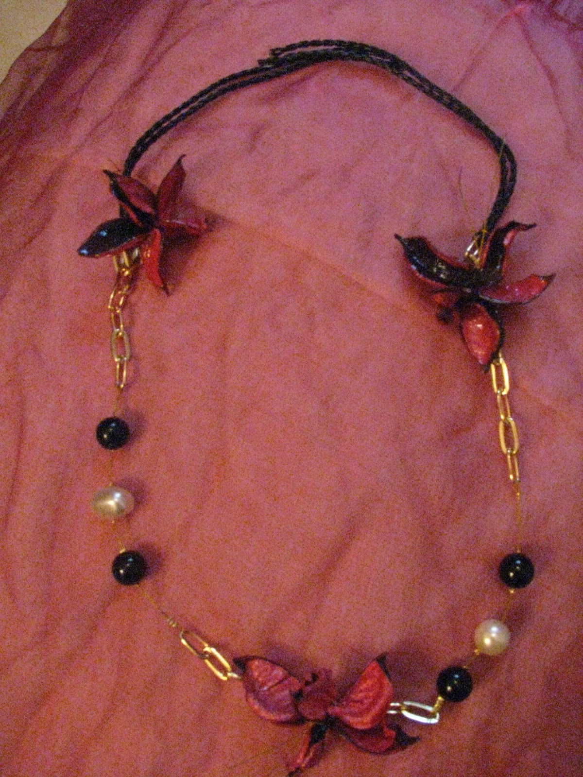 Χειροποιητα Κοσμηματα Marilia: ΚΟΛΙΕ-NECKLACES