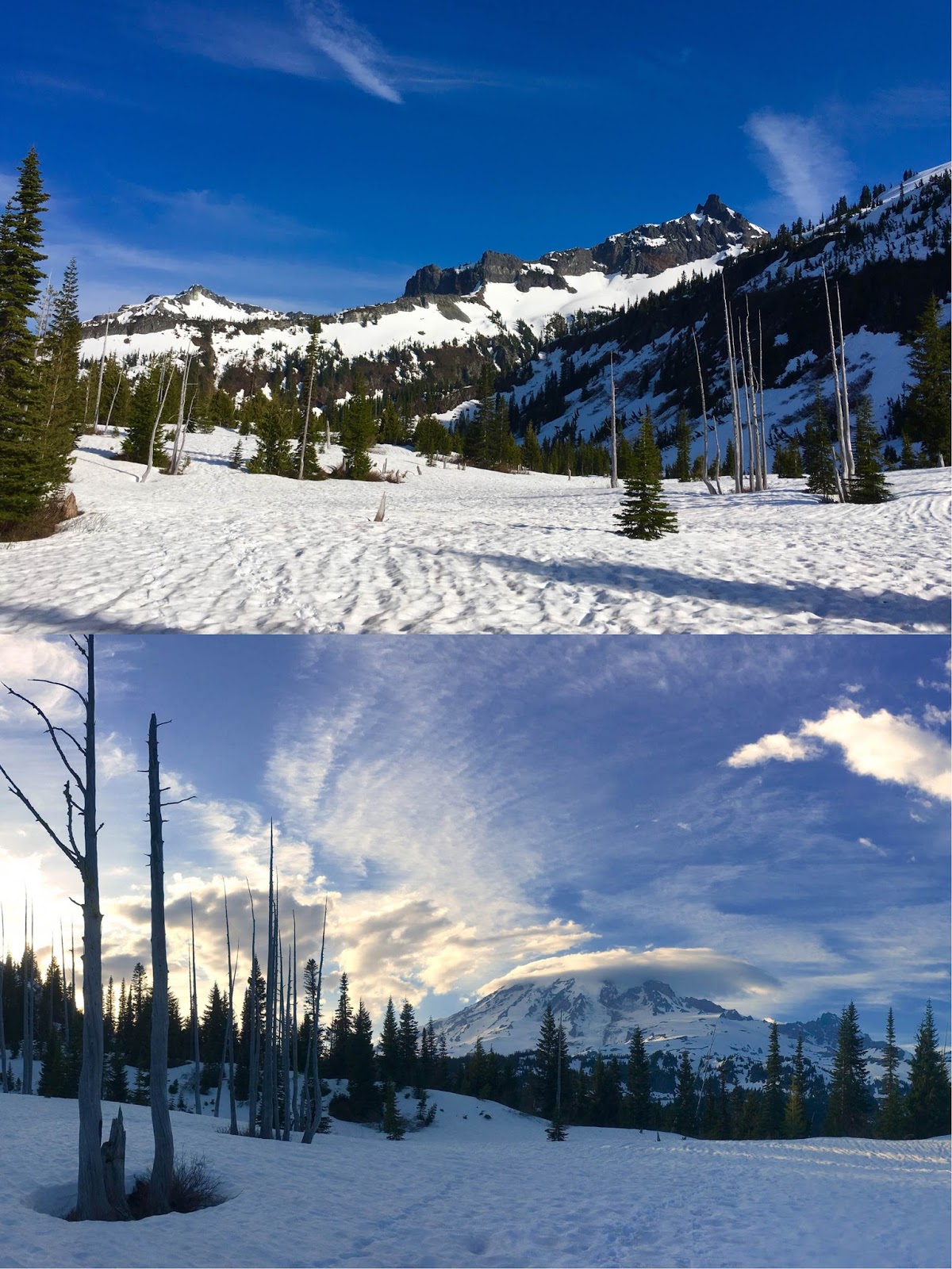 Life is a mountain.: Reflection Lake, Bench Lake and Snow Lake - Mt ...
