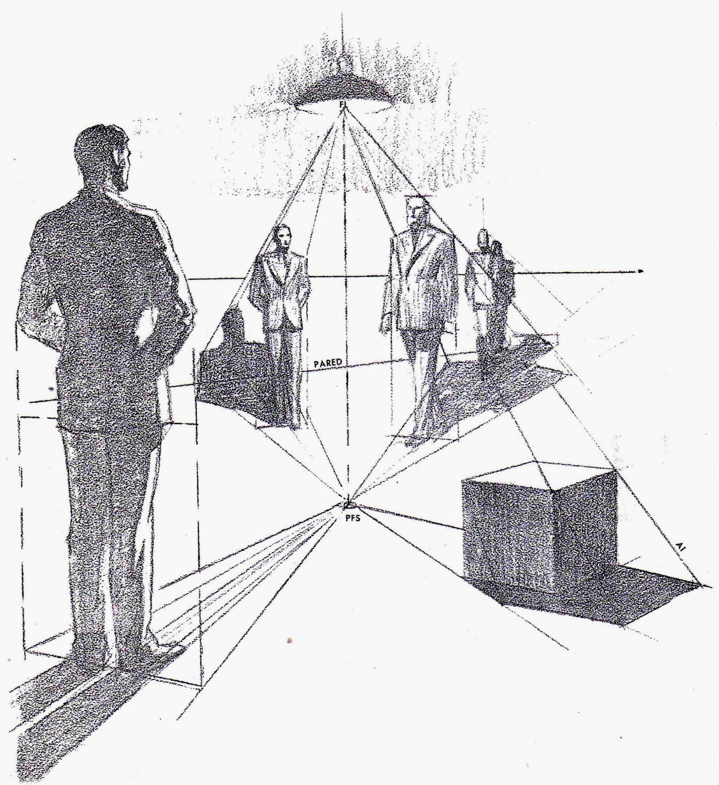 Cómic en Fuentes: Nociones básicas de perspectiva.