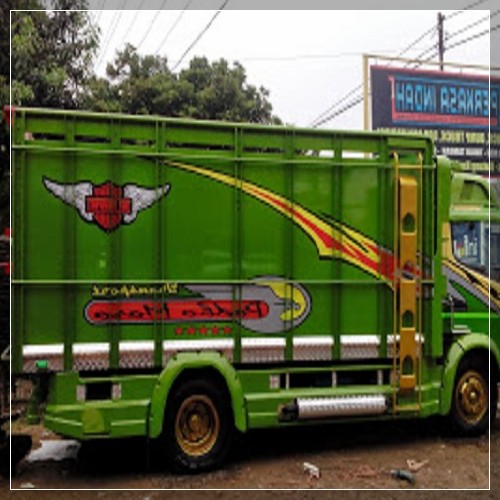30 gambar modifikasi truk canter dengan full variasi ceper bemper bak ...