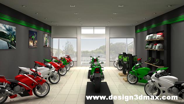 JASA DESAIN 3D INTERIOR GAMBAR EKSTERIOR: Desain Interior Showroom ...