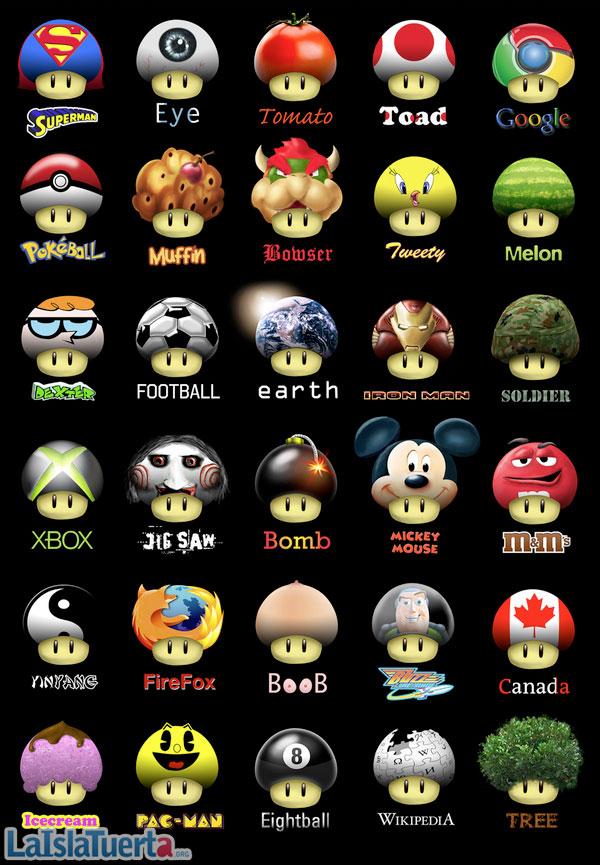 Setas mario bros - Imagui